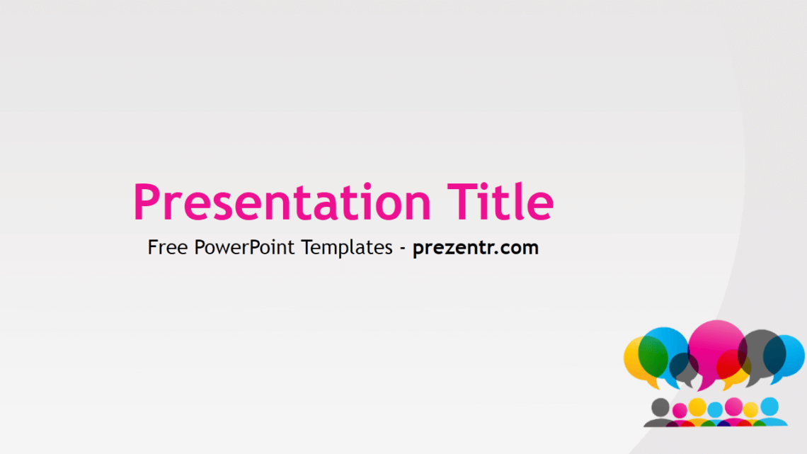 Free Language PowerPoint Template - Prezentr