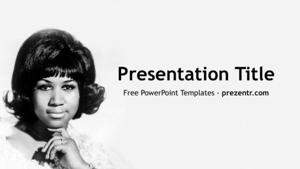 Free Aretha Franklin PowerPoint Template - Prezentr PPT Templates