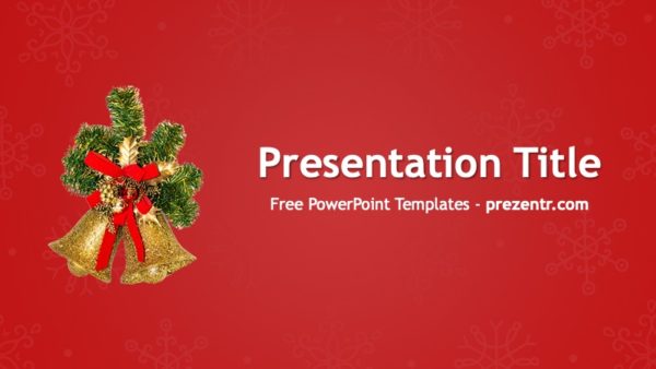 Free Christmas Bells PowerPoint Template - Prezentr PPT Templates