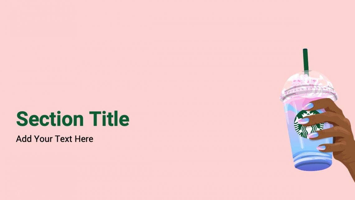 Free Starbucks PowerPoint Template - PPTMAG