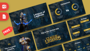 Free League of Legends PowerPoint Template - Prezentr