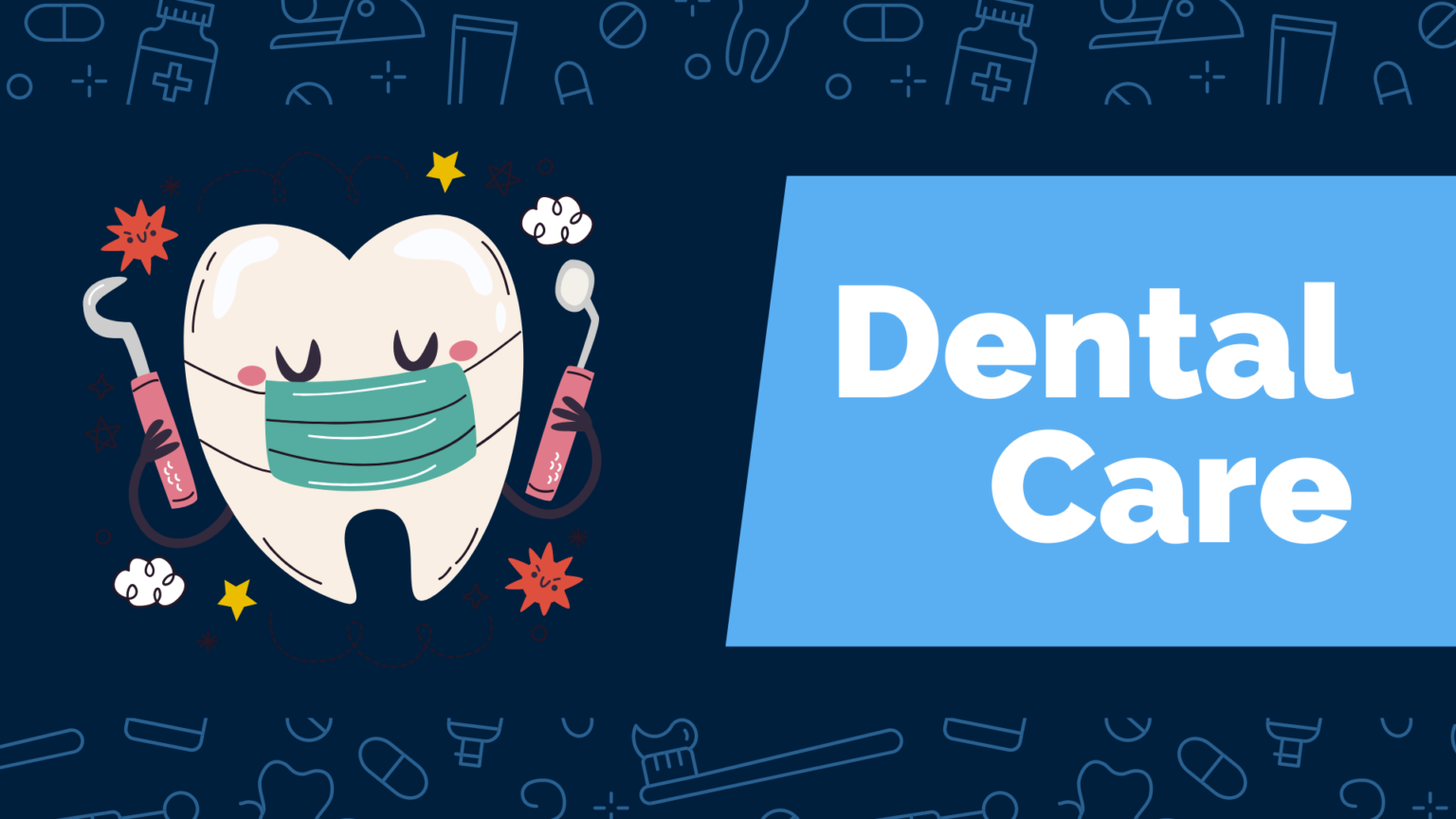 Free Dental Care PowerPoint, Google Slides & Canva Template