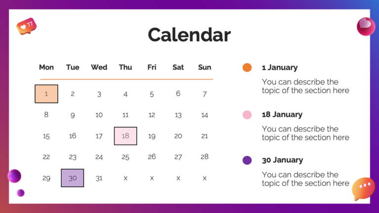 Free Instagram PowerPoint Template - Prezentr