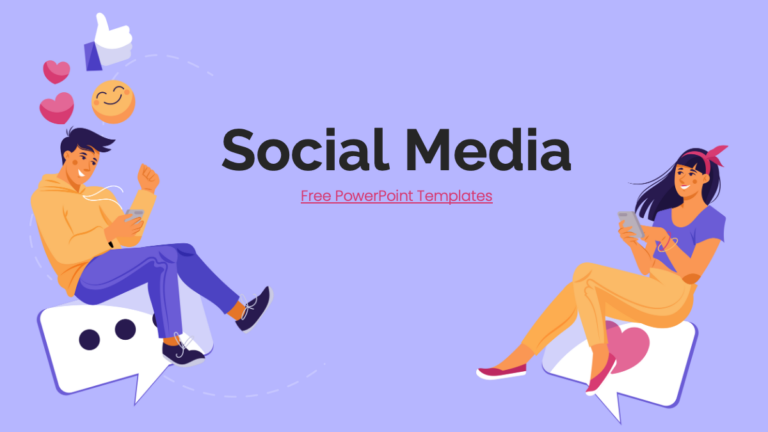 Free Social Media PowerPoint Template - Prezentr [Updated 2024]