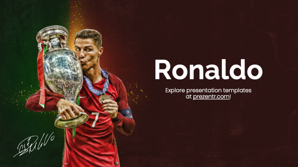 Free Ronaldo PowerPoint Template - Prezentr