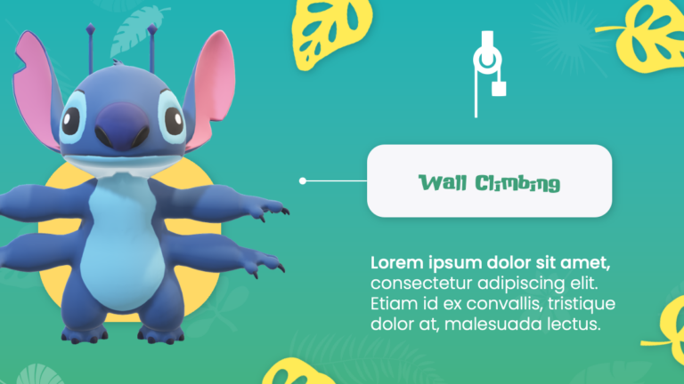 Free Animated Stitch PowerPoint Template