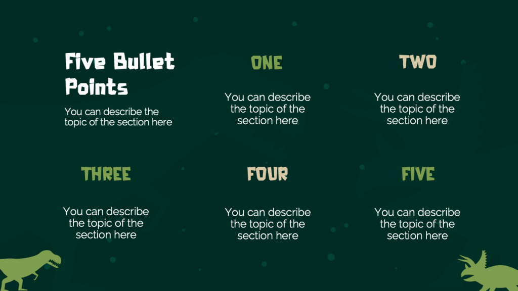 Dinosaurs PowerPoint Template - Prezentr