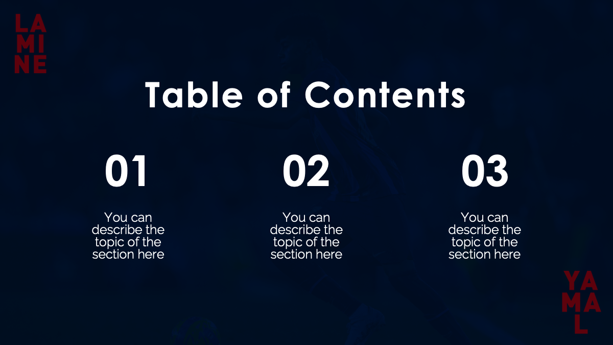 Lamine Yamal PowerPoint Template - Prezentr