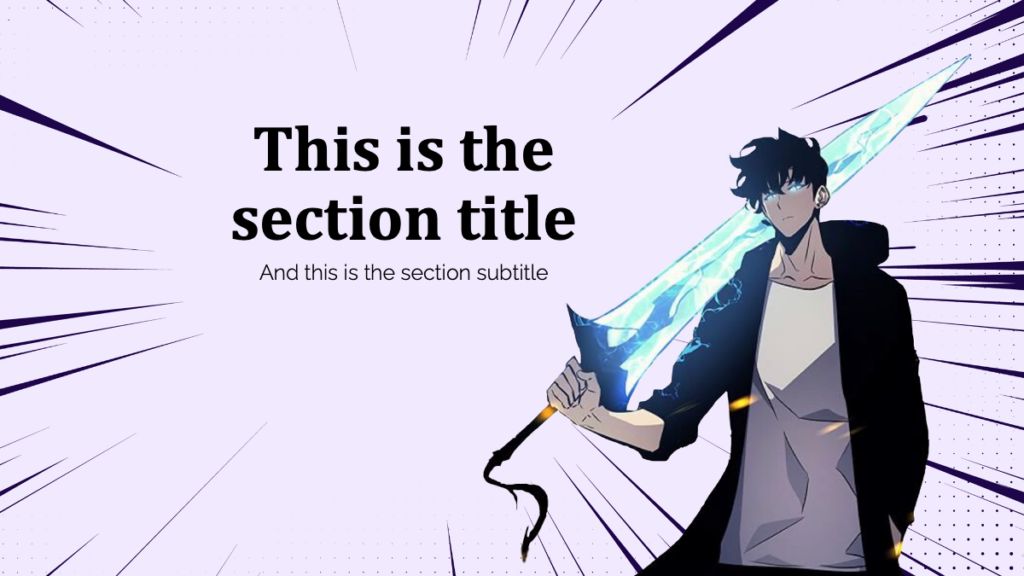 Solo Leveling PowerPoint Template by Prezentr [2025]