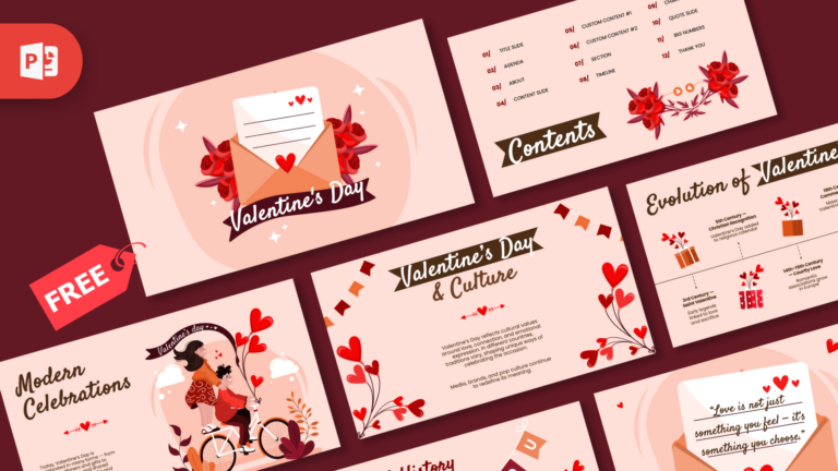 Free Animated Valentine's Day PowerPoint Template - Prezentr