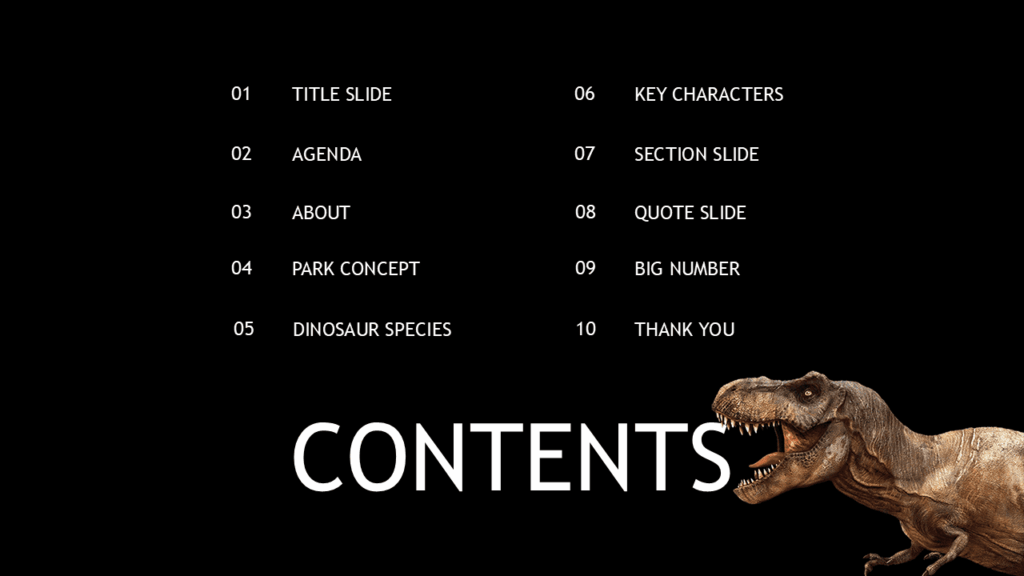 Free Jurassic Park PowerPoint Template - Prezentr [2026]