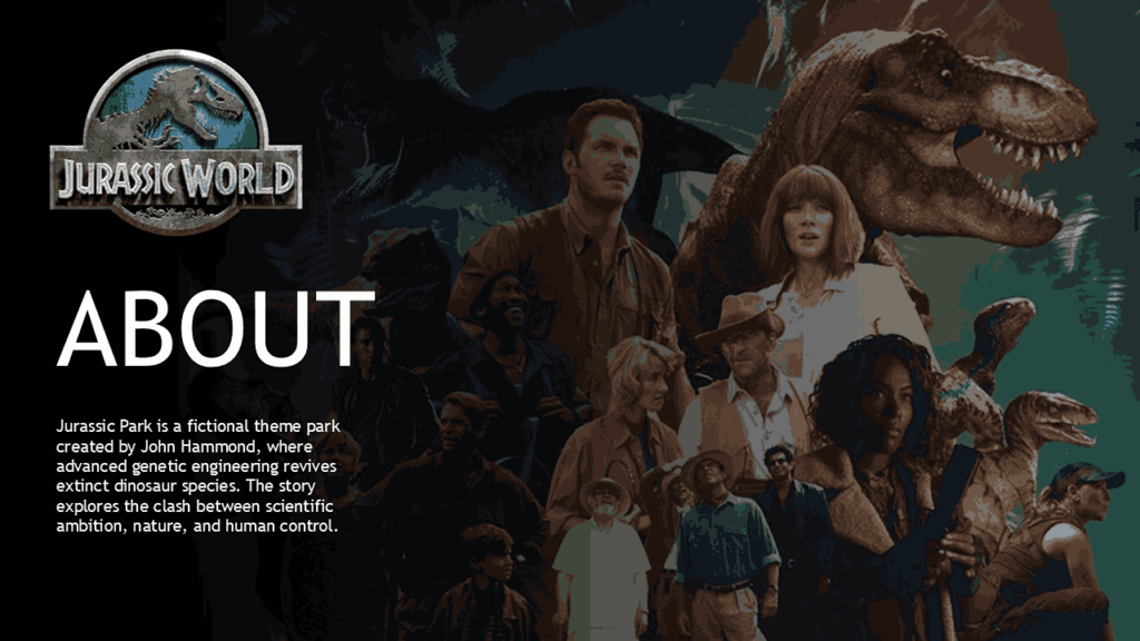 Free Jurassic Park PowerPoint Template - Prezentr [2026]