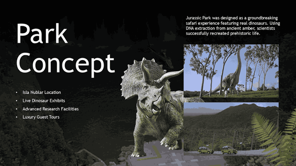 Free Jurassic Park PowerPoint Template - Prezentr [2026]