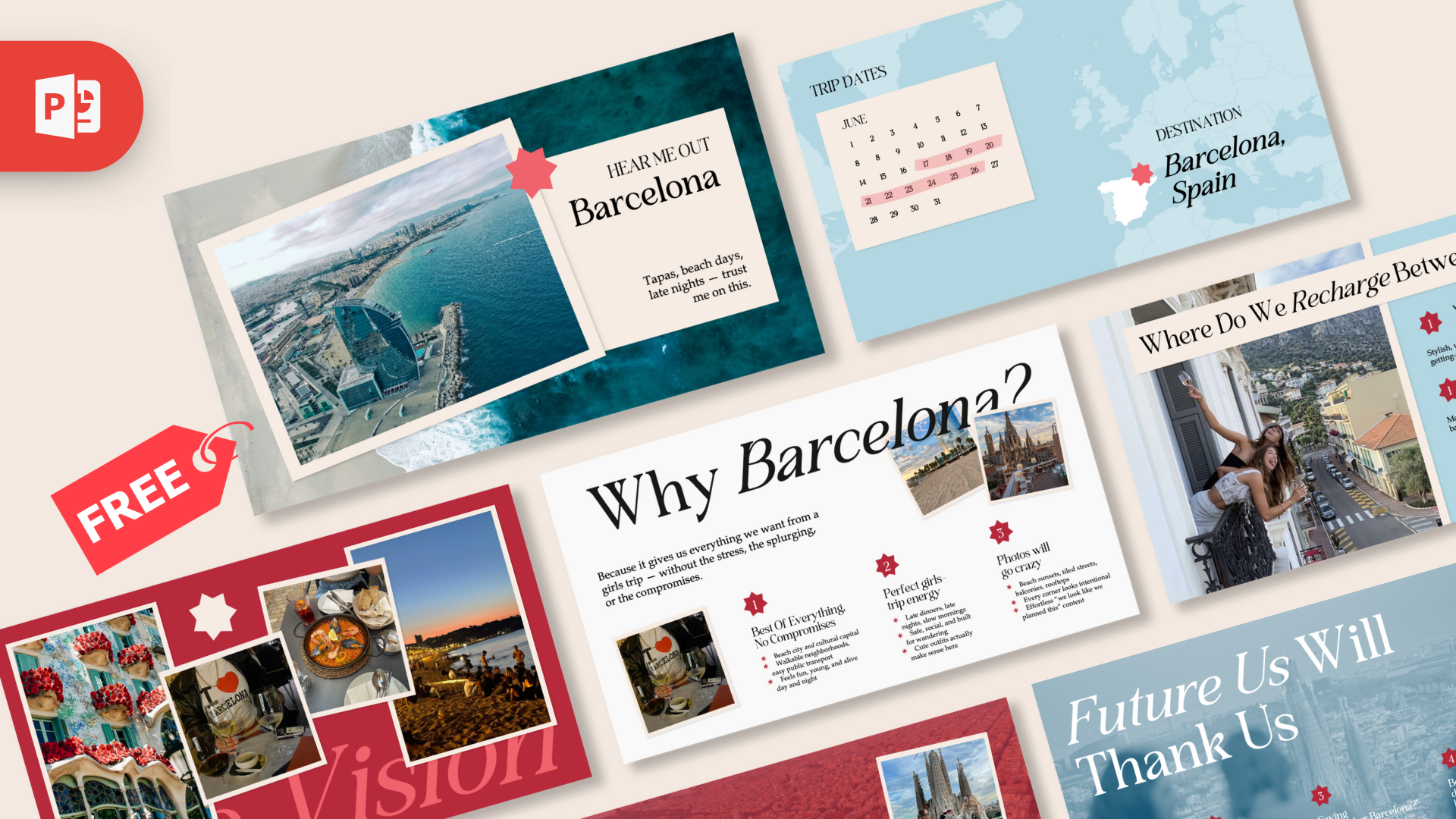 Free Vacation PowerPoint Template - Prezentr [2026]