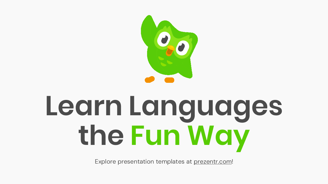 Free Duolingo PowerPoint Template [Content Included]