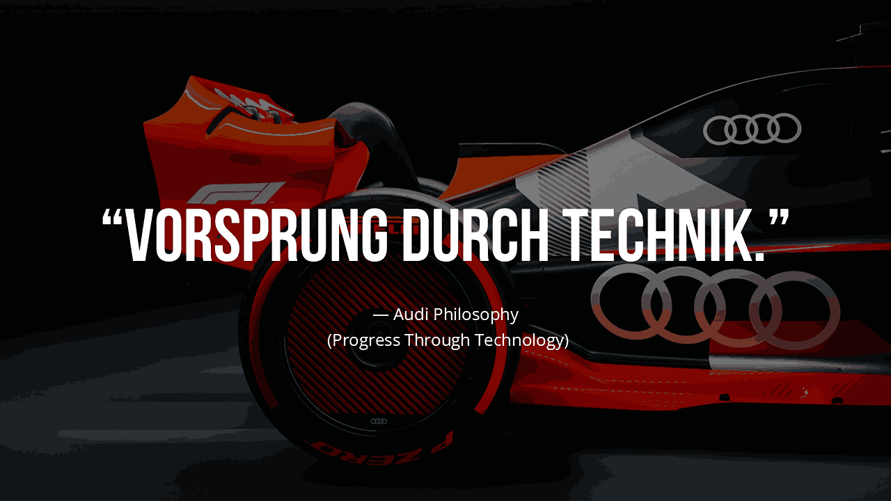 Free Audi F1 PowerPoint Template [Content Included]
